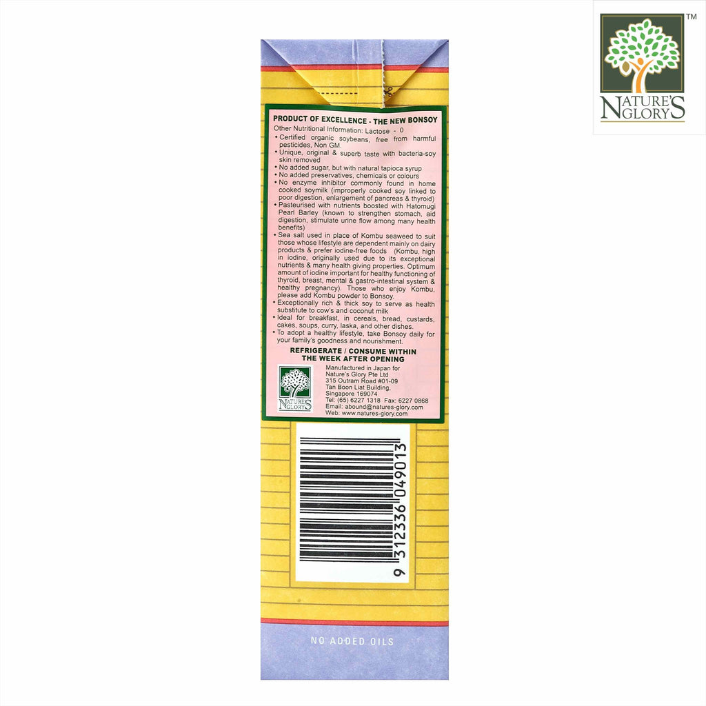 Shop Bonsoy Soymilk - Vegan Lactose Free and Non-Dairy Milk | Nature's ...