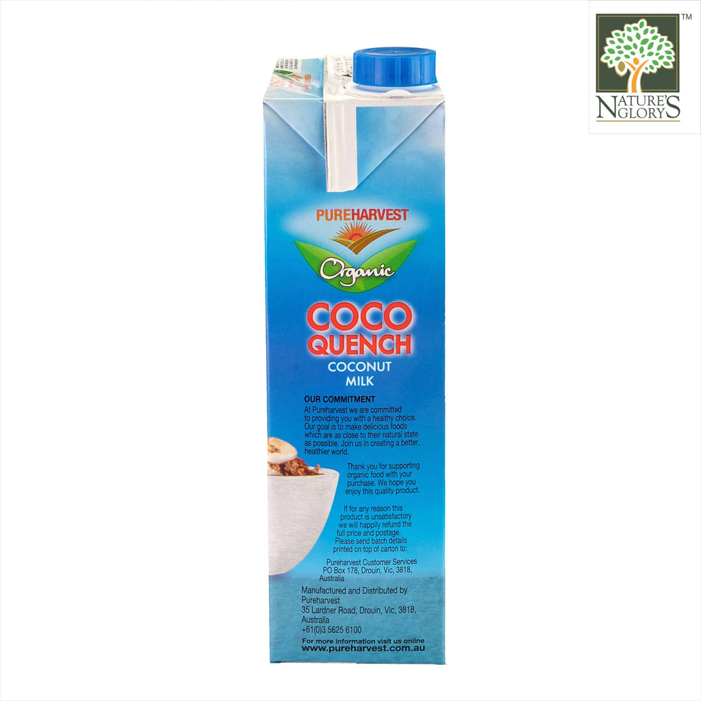 PureHarvest Coco Quench Coconut Milk Organic - Nature's Glory Singapore