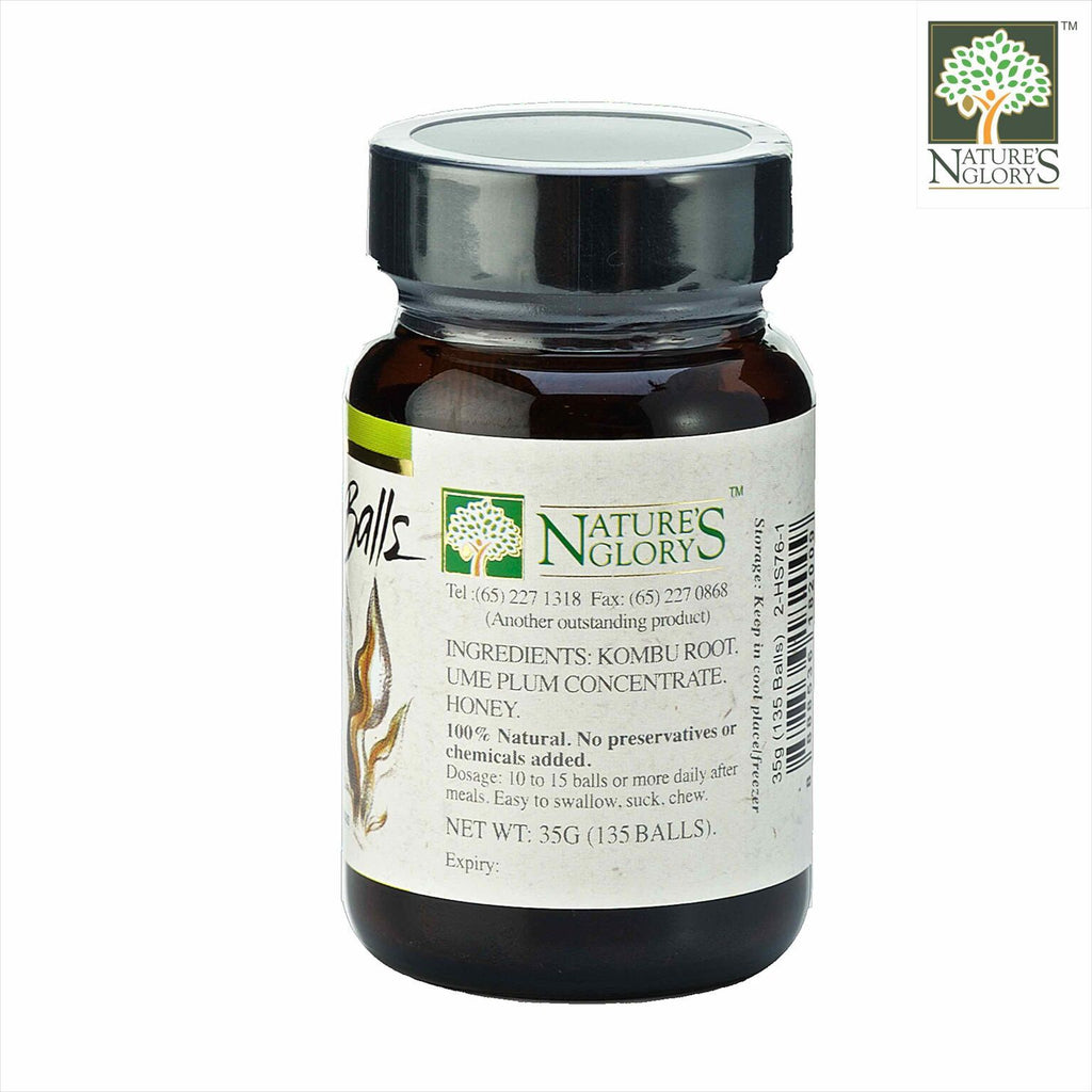 Kombu Balls, Thyroid & Hormonal Balance - Nature's Glory Singapore
