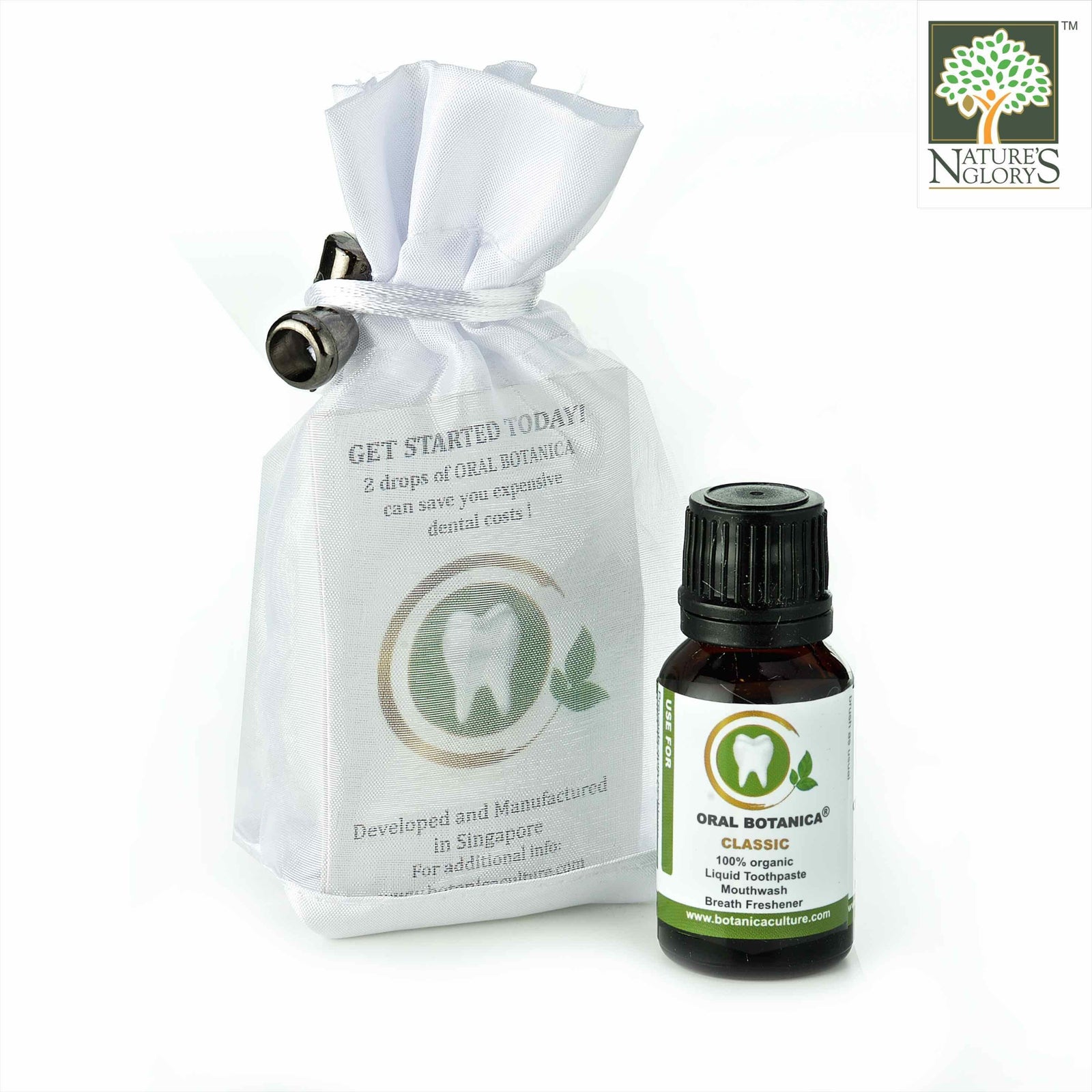 Oral Botanica Classic, Organic Liquid Toothpaste - Nature's Glory Singapore
