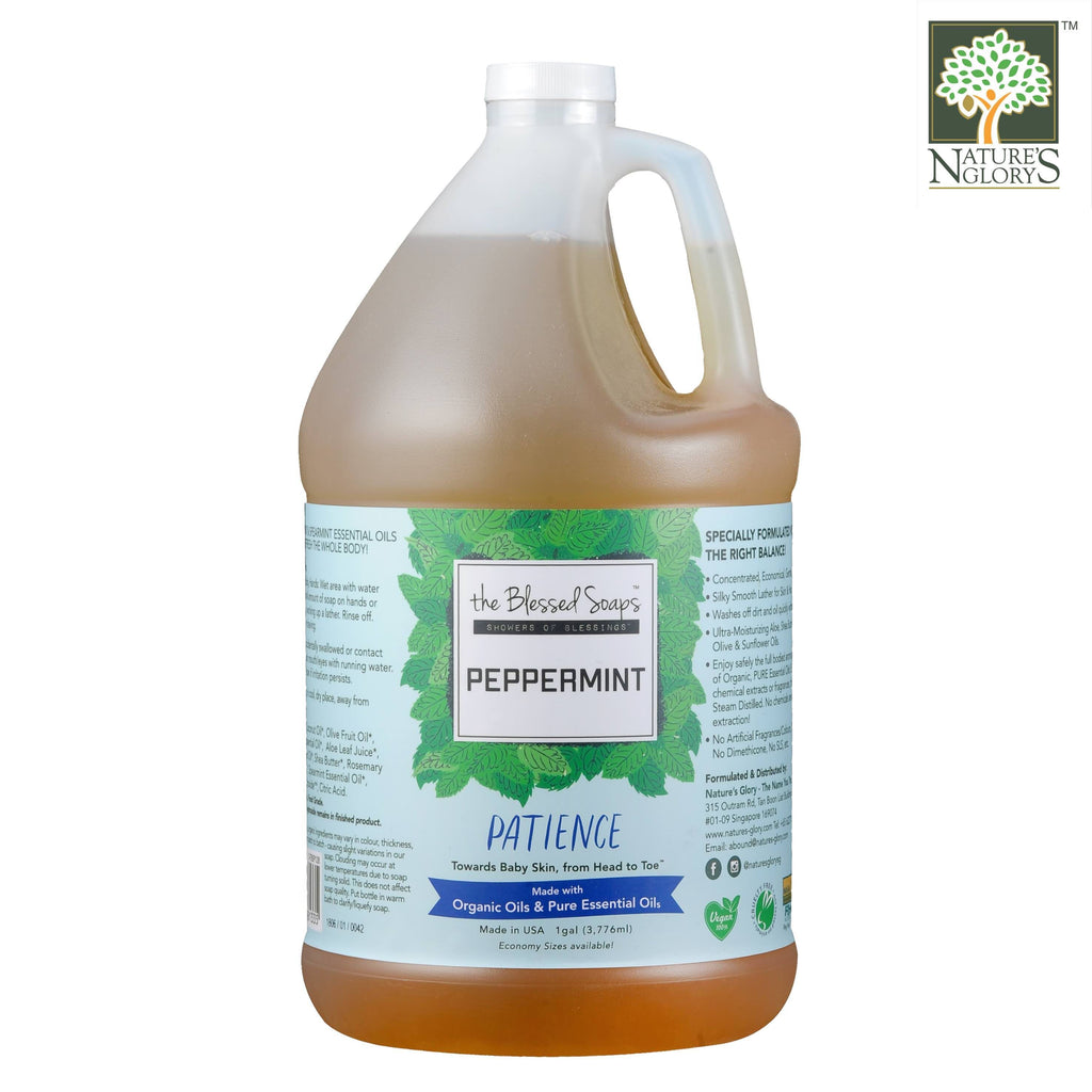 The Blessed Soaps Peppermint Patience - Nature's Glory Singapore