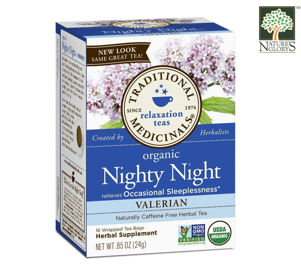 Traditional Medicinals Nighty Night Tea (Valerian) 16bags Organic ...