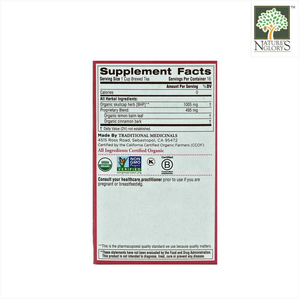 Traditional Medicinals PMS Tea 16bags Organic - Nature's Glory Singapore