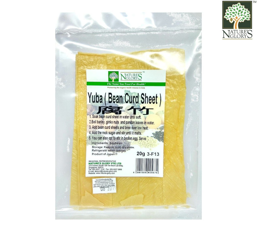 Yuba Bean Curd Sheet, Tofu Skin 20g - Nature's Glory Singapore